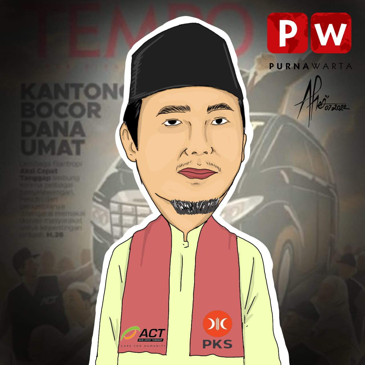 [KARIKATUR] – Hubungan ACT dan PKS - purnawarta