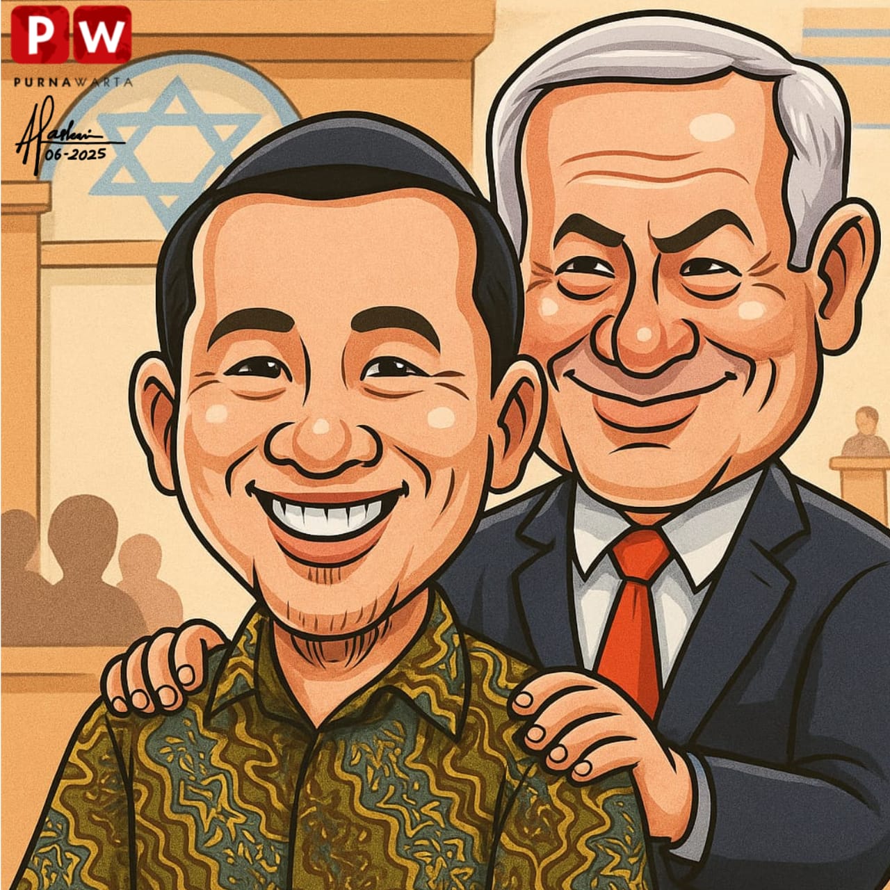 [KARIKATUR] – Ceramah Bahas Perang Iran dan Israel Felix Siaw Jadi ...