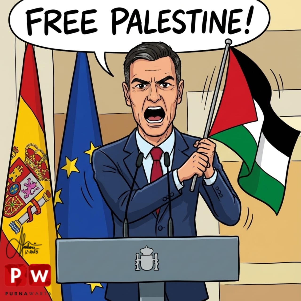 [KARIKATUR] – Spanyol Menegaskan Kembali Dukungan nya Untuk Pengakuan ...
